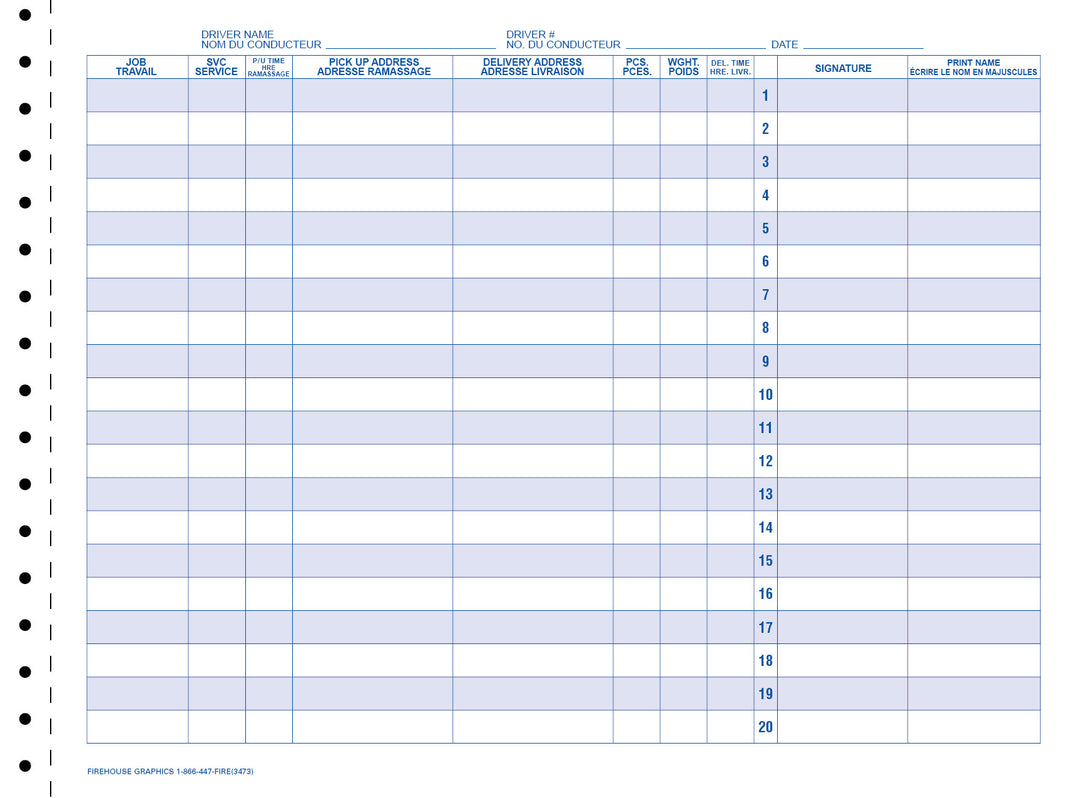 Forms and Door Hangers – TForce Logistics