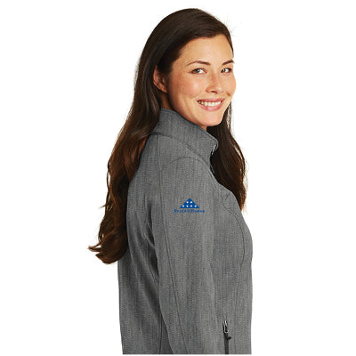 Ladie's Core Soft Shell Jacket - Pearl Grey Heather – TForce Logistics